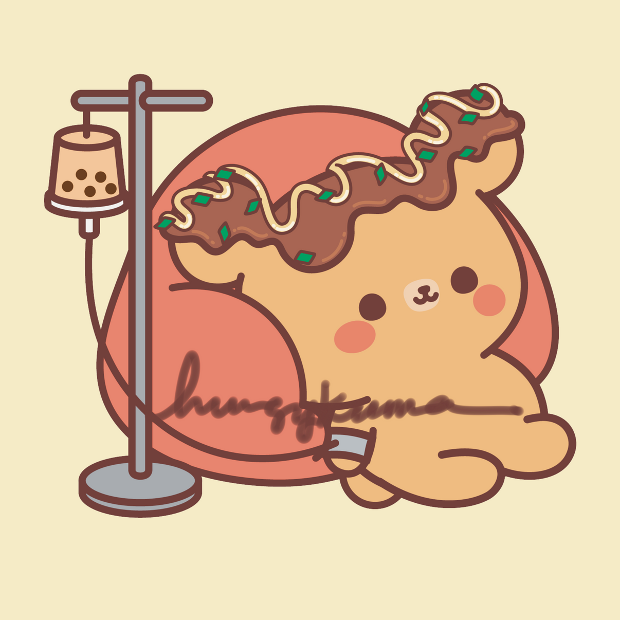 Boba IV Tako Sticker – HungyKuma